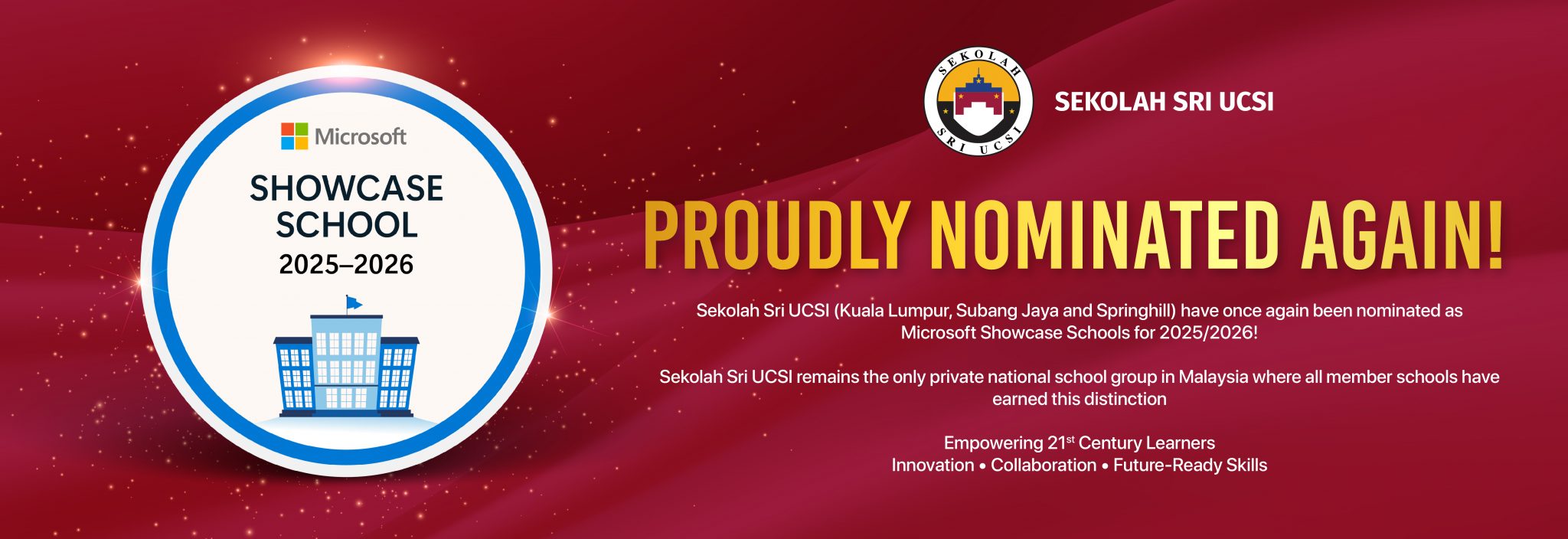 Microsoft Showcase School - Sekolah Sri UCSI Subang Jaya